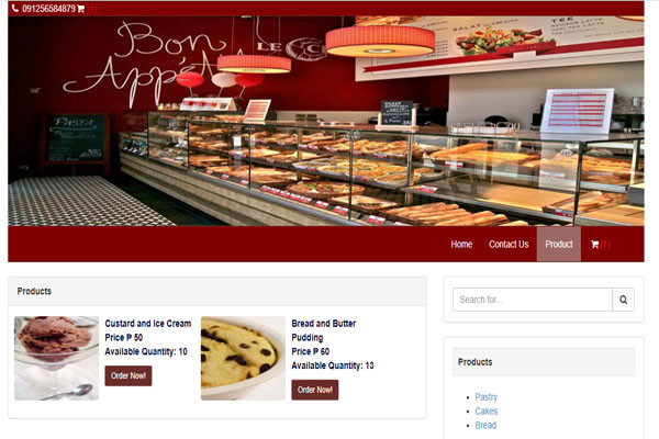 Bakeshop Online Ordering System In Php Mysqli With Full Source Code Sourcecodester